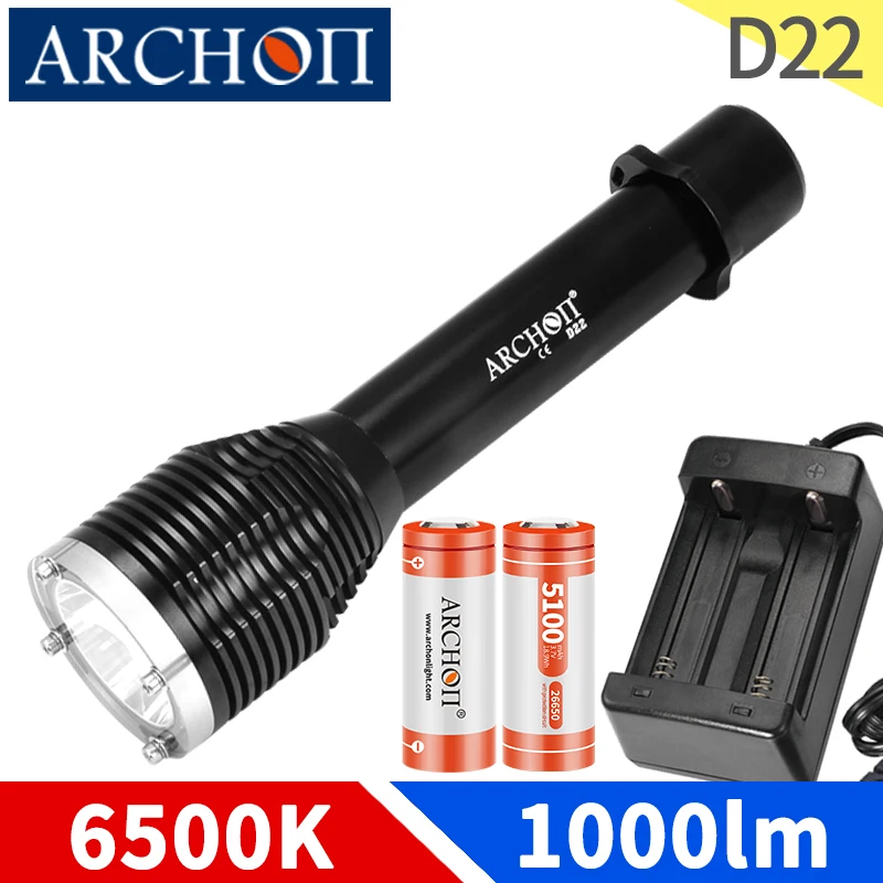 D22-Scuba-diving-light-Dive-flashligh-Dive-torch-Underwater-100m-Dive ...