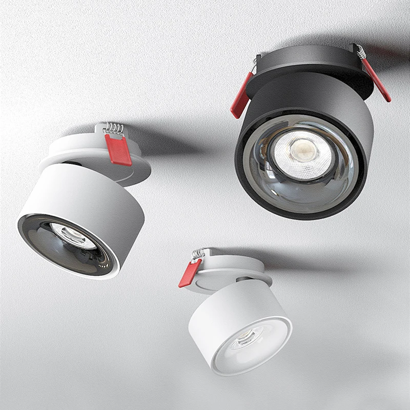 Simple-Led-Spotlight-Folding-Spot-Light-COB-Recessed-350-Adjustable ...