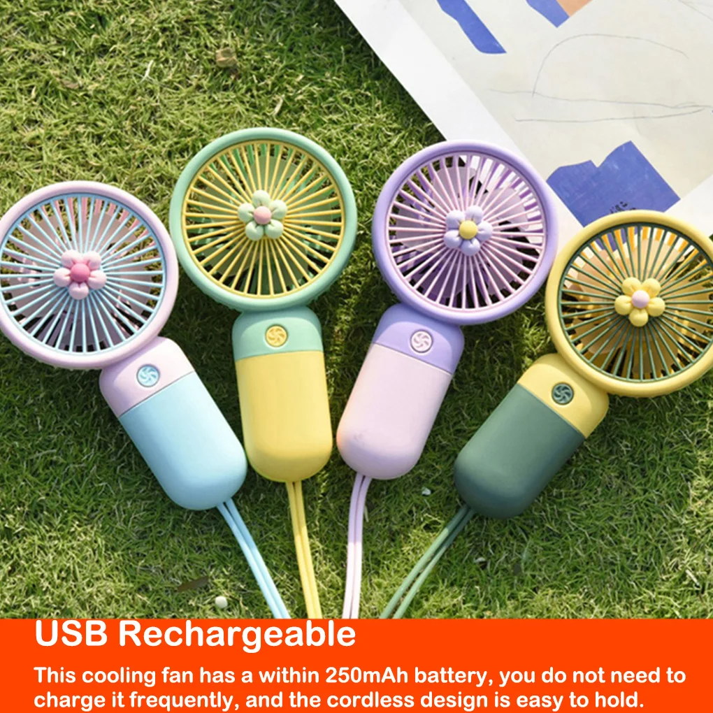Handheld-Mini-Fans-USB-Rechargeable-Small-Electric-Fan-Student-Pocket ...