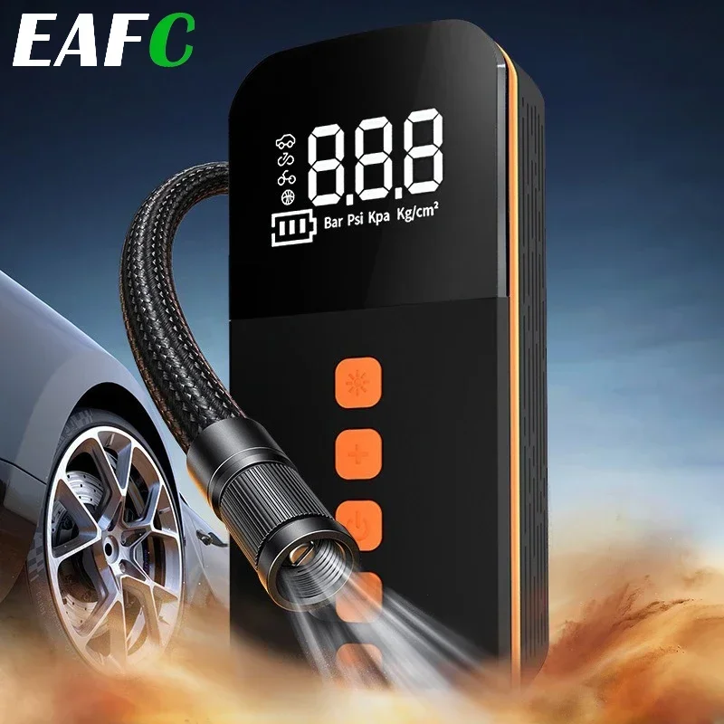 EAFC Portable Car Air Pump 150PSI Wireless Electric Air Compressor ...