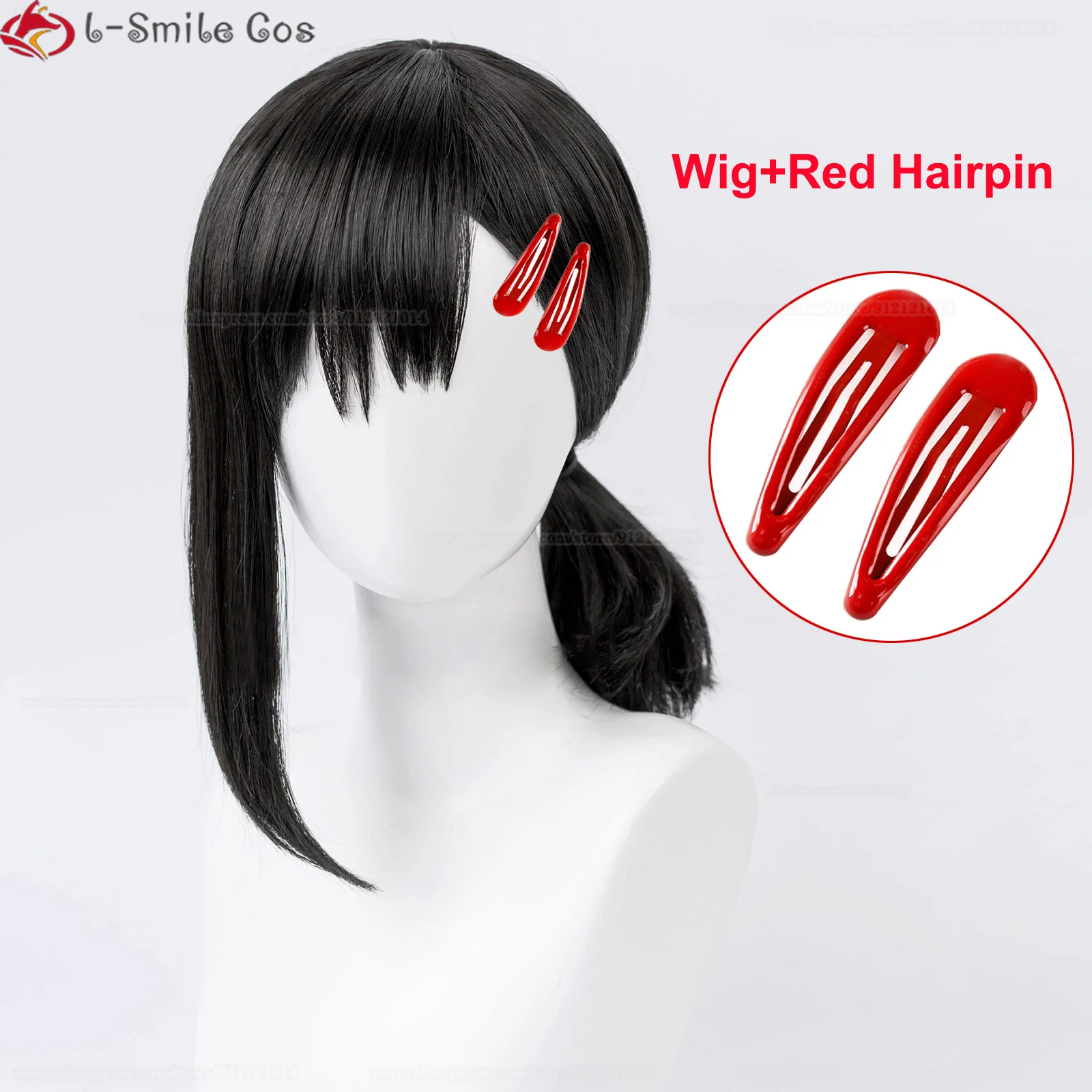 38cm-Higashiyama-Kobeni-Cosplay-COS-Wig-Cosplay-Black-Higashiyama ...