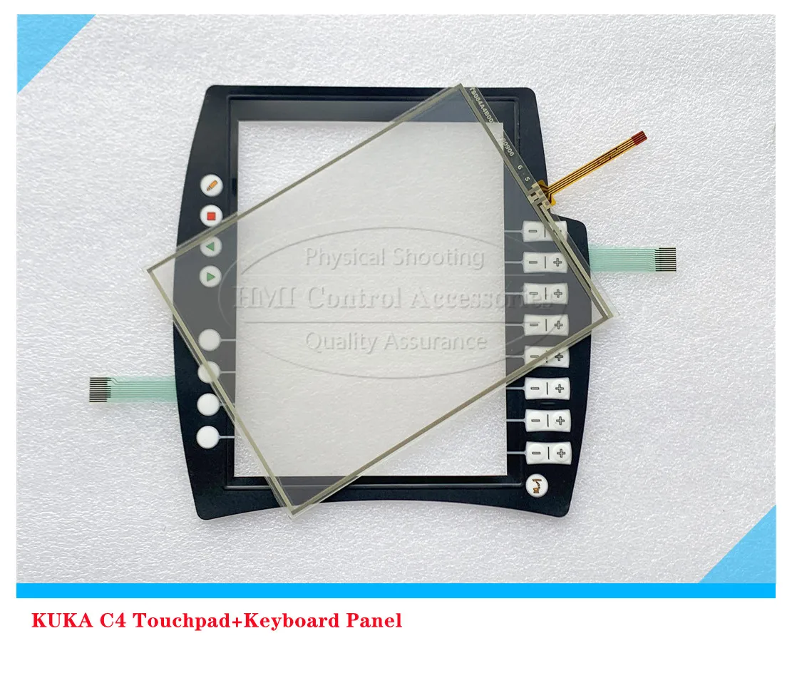 Panel de interruptor de teclado básico para KUKA C4 KRC4, cristal de ...