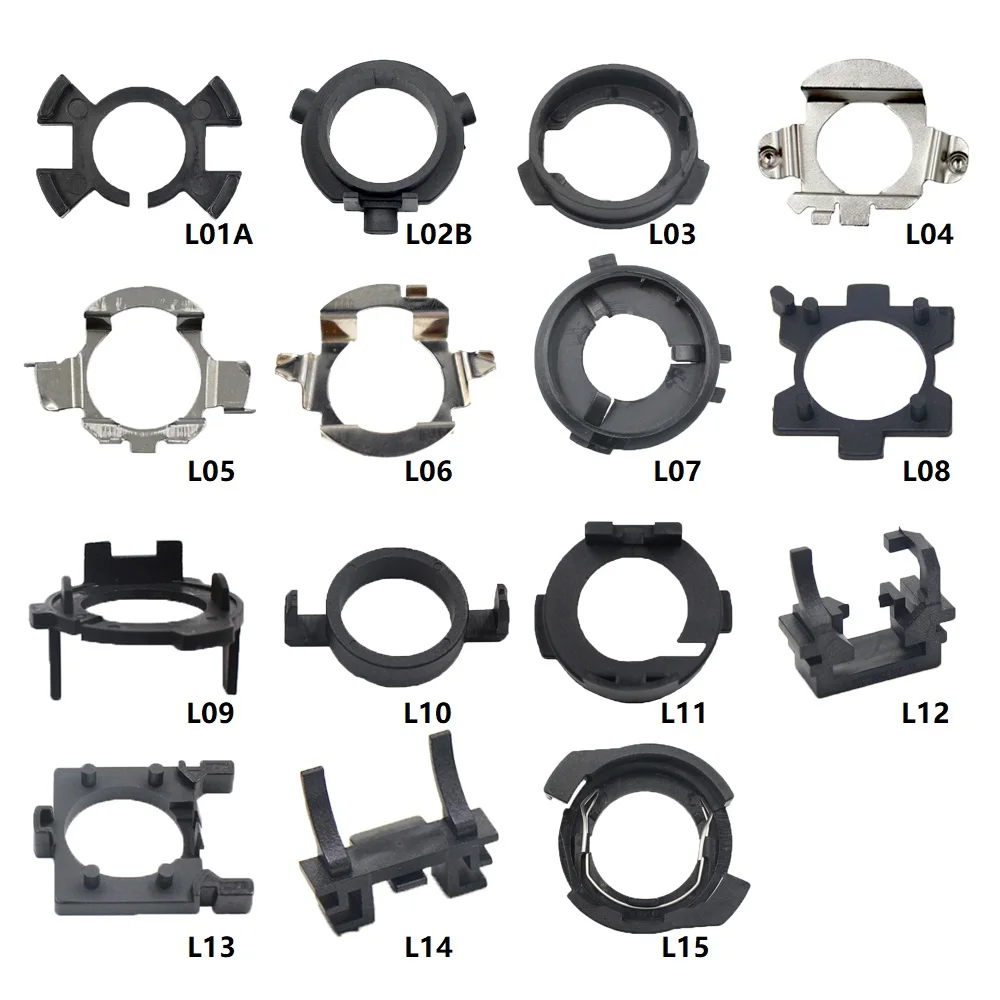 2Pcs-H7-H1-LED-Headlight-Bulb-Base-Holder-Adapter-Socket-Retainer-for ...