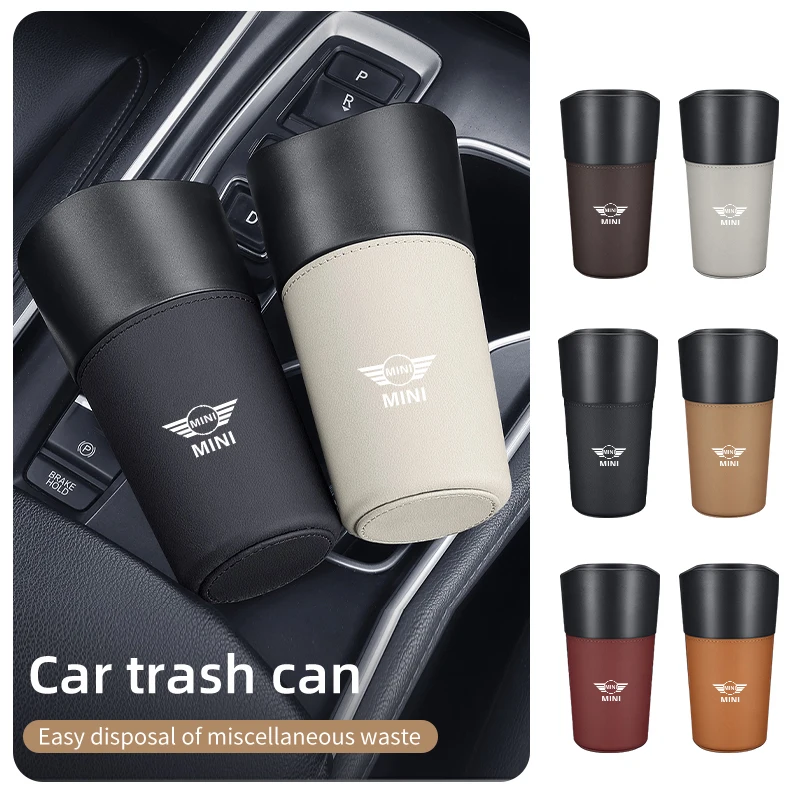 Car-Trash-Can-Center-Console-Waterproof-Garbage-Storage-Bucket-For-MINI ...