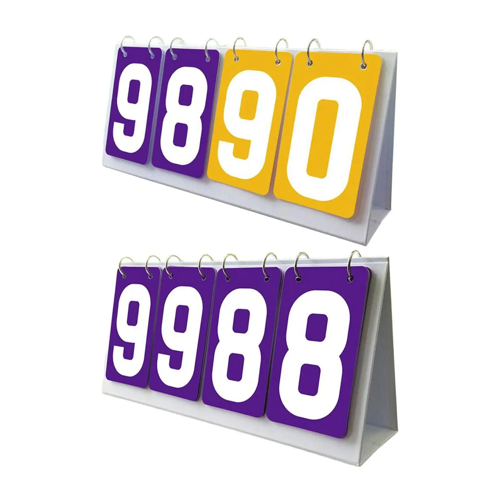 Multi-Sports-Scoreboard-4-Digit-Flip-Score-Keeper-Table-Score-Flipper ...