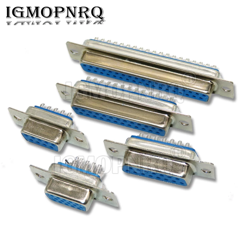 2PCS-Male-And-Female-RS232-Wire-Welding-Serial-Port-Plug-Connector-DB25 ...