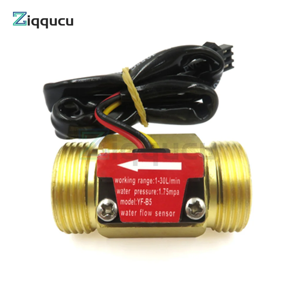 YF-B5 DN20 G3/4'' Water Flow Sensor Switch G3/4 For Flow Meter Water ...
