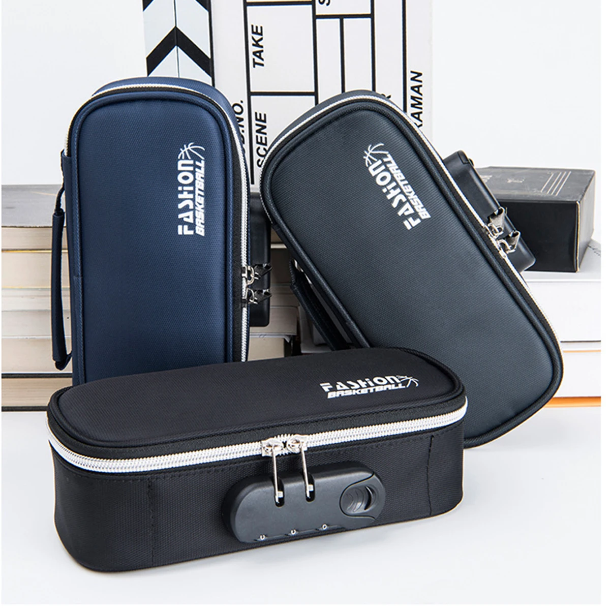 Password-Lock-Pencilcase-Large-Capacity-Pencil-Box-Durable-Solid-Color ...