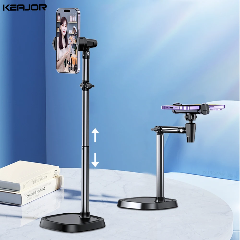 Phone-Holder-360-Rotatable-Live-Broadcast-Bracket-Height-Adjustable ...