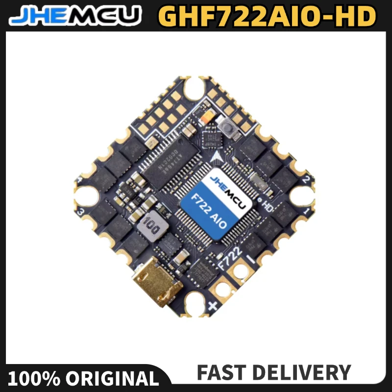 JHEMCU-GHF722AIO-HD-40A-AIO-Baro-OSD-BlackBox-F722-Flight-Controller ...