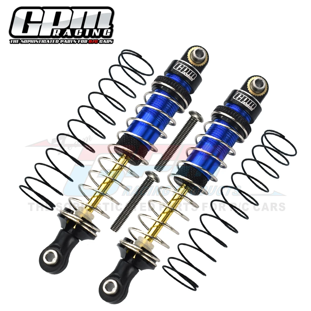 GPM Metal Aluminum Alloy 80mm Front Rear Shock Absorber for AXIAL 1/18 ...
