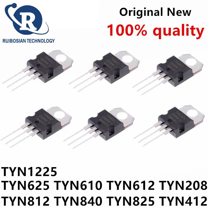 TYN625-TO-220-TYN625RG-TYN610-TYN612-TYN208-TYN412-TYN812-TYN840-TYN825 ...