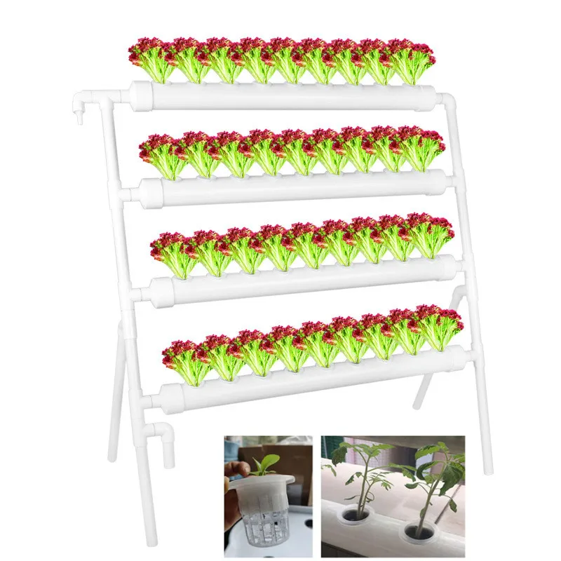 Hydroponic-Grow-Kit-Hydroponics-System-36-Sites-4-Layers-Pipes ...