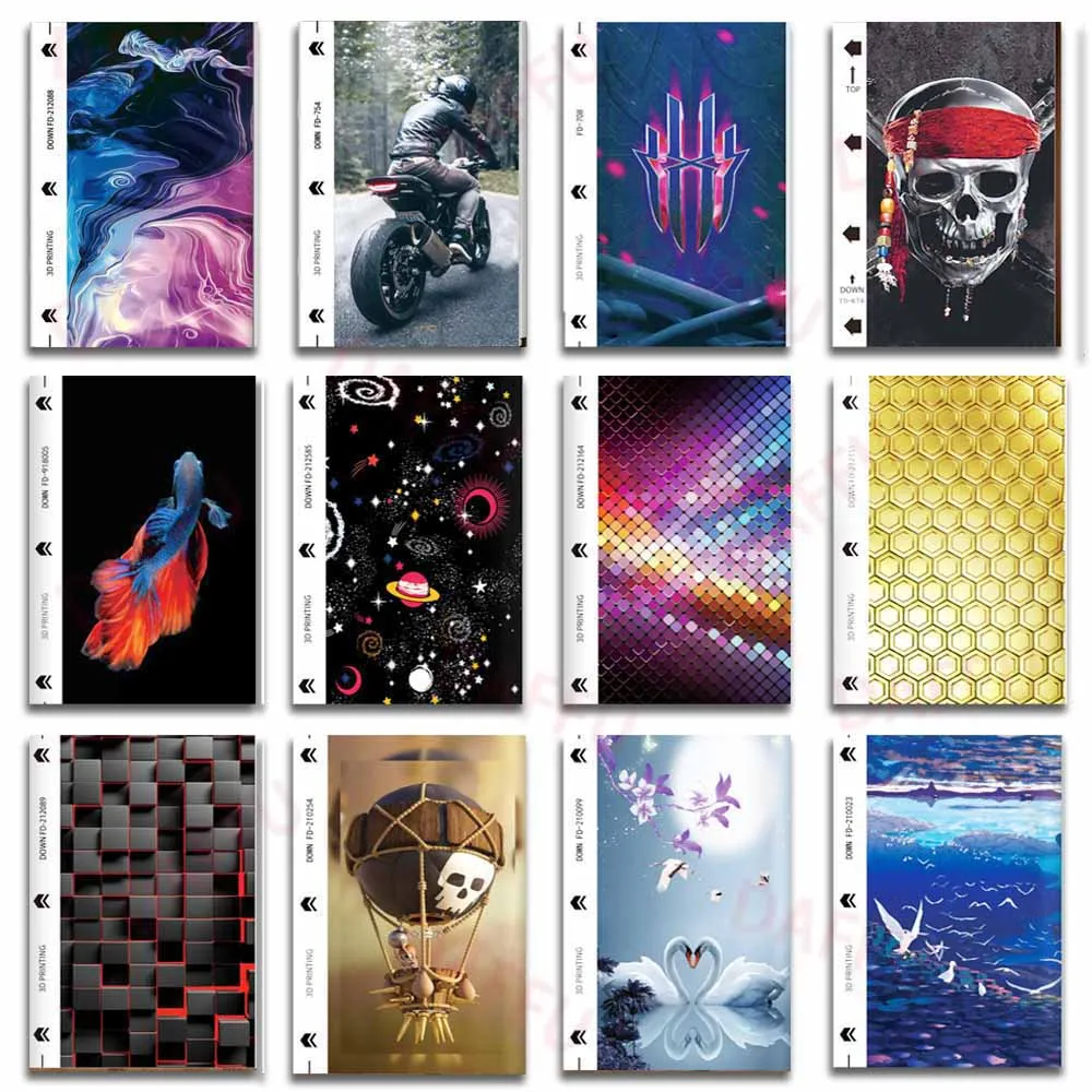 50Pcs-Back-Sticker-Decal-Skin-Cover-Protector-Wrap-Ultra-Thin-Stickers ...