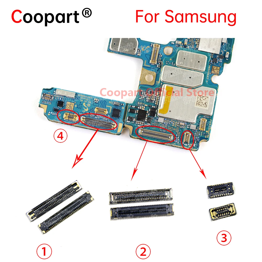 2pcs For Samsung Galaxy S20 Ultra G988 LCD FPC Plug Main Board PCB ...