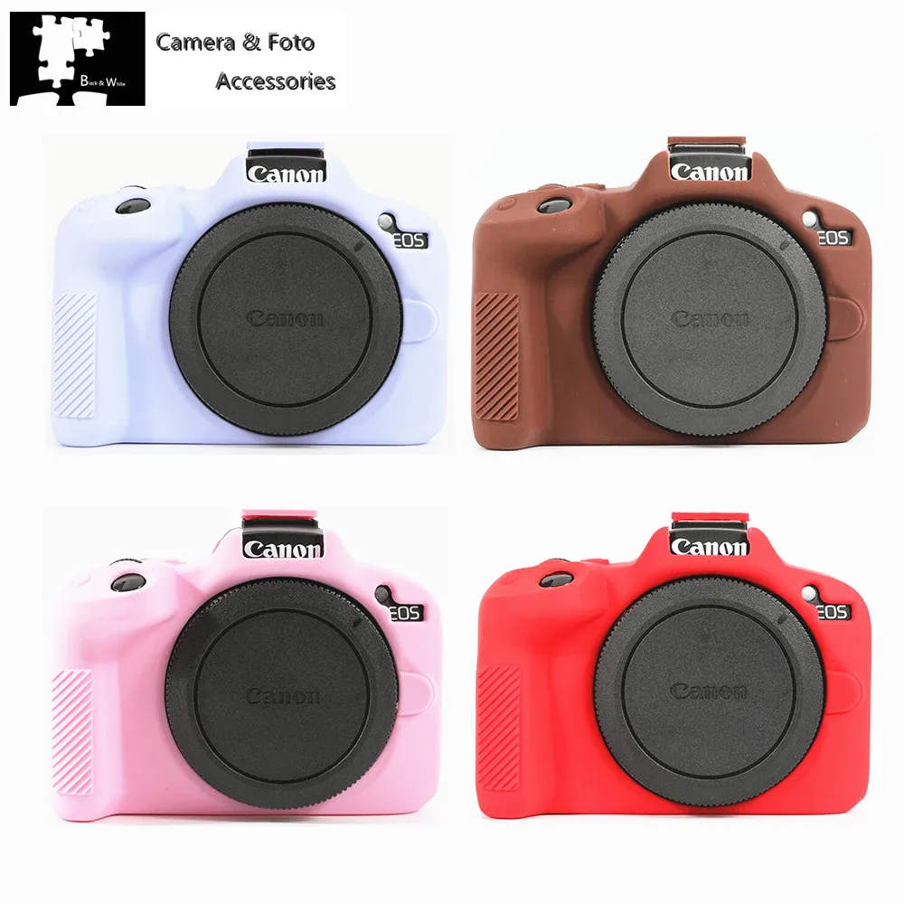 For-Canon-EOS-R50-Silicone-Armor-Skin-Case-Protective-Body-Cover ...