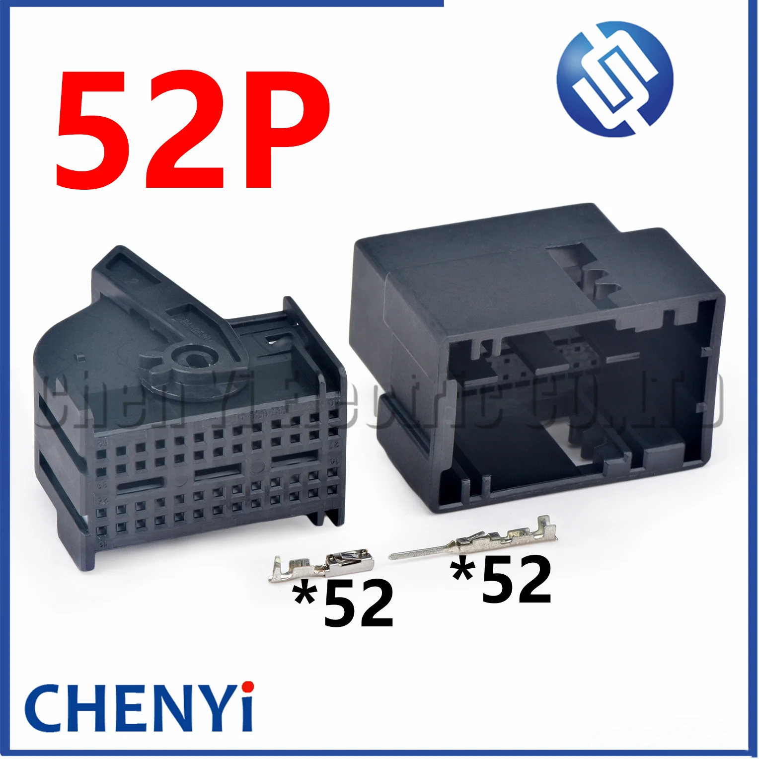 52 Pin/way Female or male Automotive Identification Control Unit ...