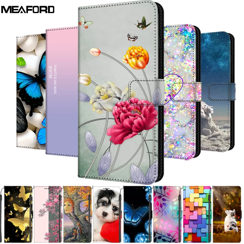 Leather-Flip-Case-for-Samsung-M54-5G-Capa-A34-A54-5G-A14-F14-Wallet ...
