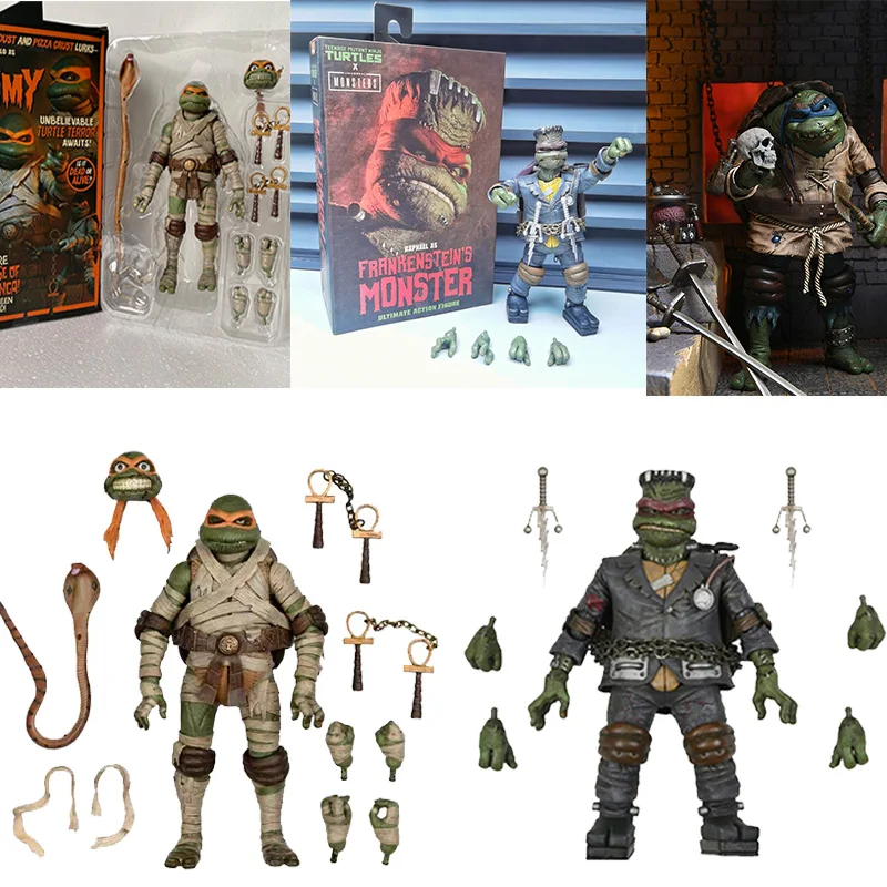 NECA figuras de acción de la momia de Frankenstein, Monster Turtle ...