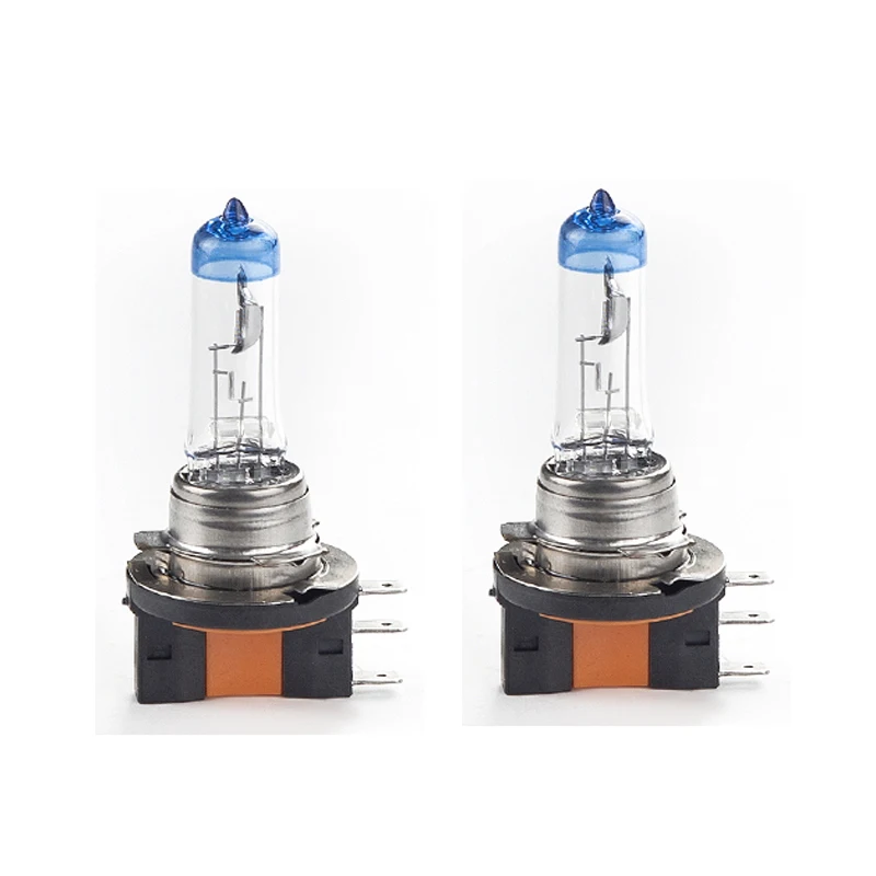 2PCS-H15-15-55W-Halogen-Lamp-For-Car-12V-Super-Bright-White-Halogen ...