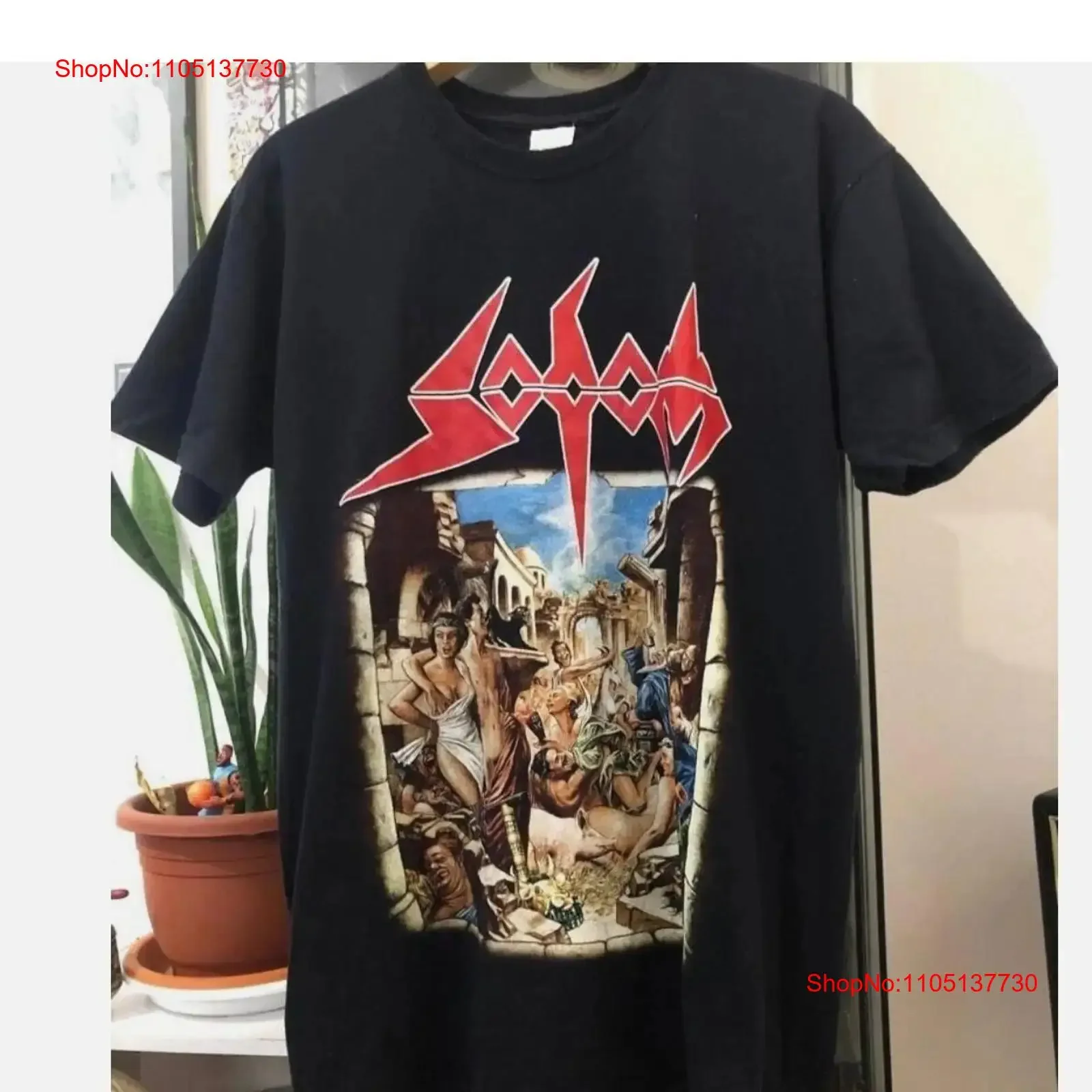 Sodom band merch a maneira mortal da vida t camisa metal vintage lavado ...