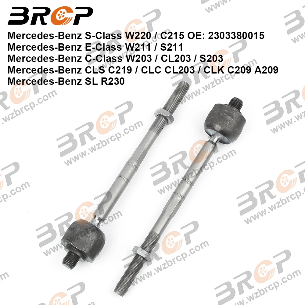 BRCP-Pair-Front-Axle-Inner-Steering-Tie-Rod-Ends-Ball-Joint-For ...