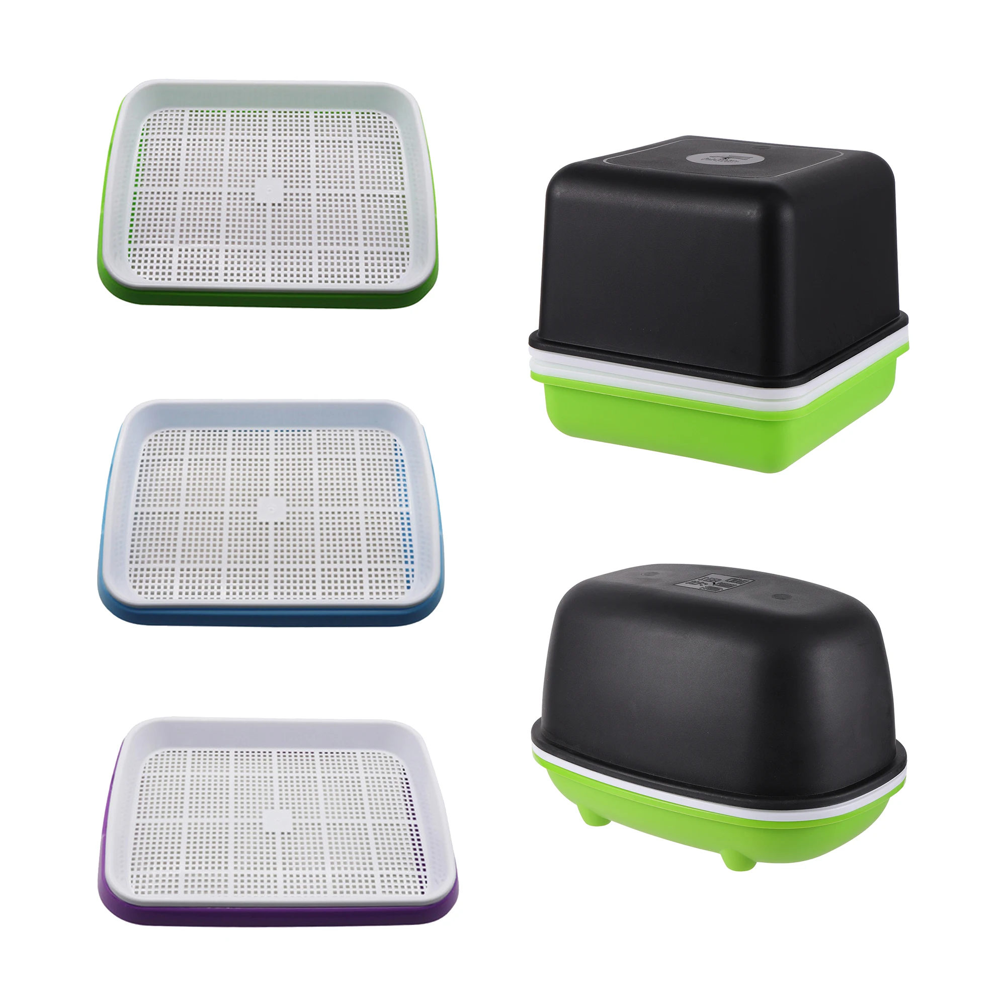 Garden Grow Sprouting Seedling Box Healthy Wheatgrass Growers Covered ...