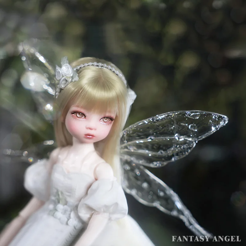 New 1/6 Niki Fantasy Small Flower Bud 29cm Elf Bjd Transparent Wing ...