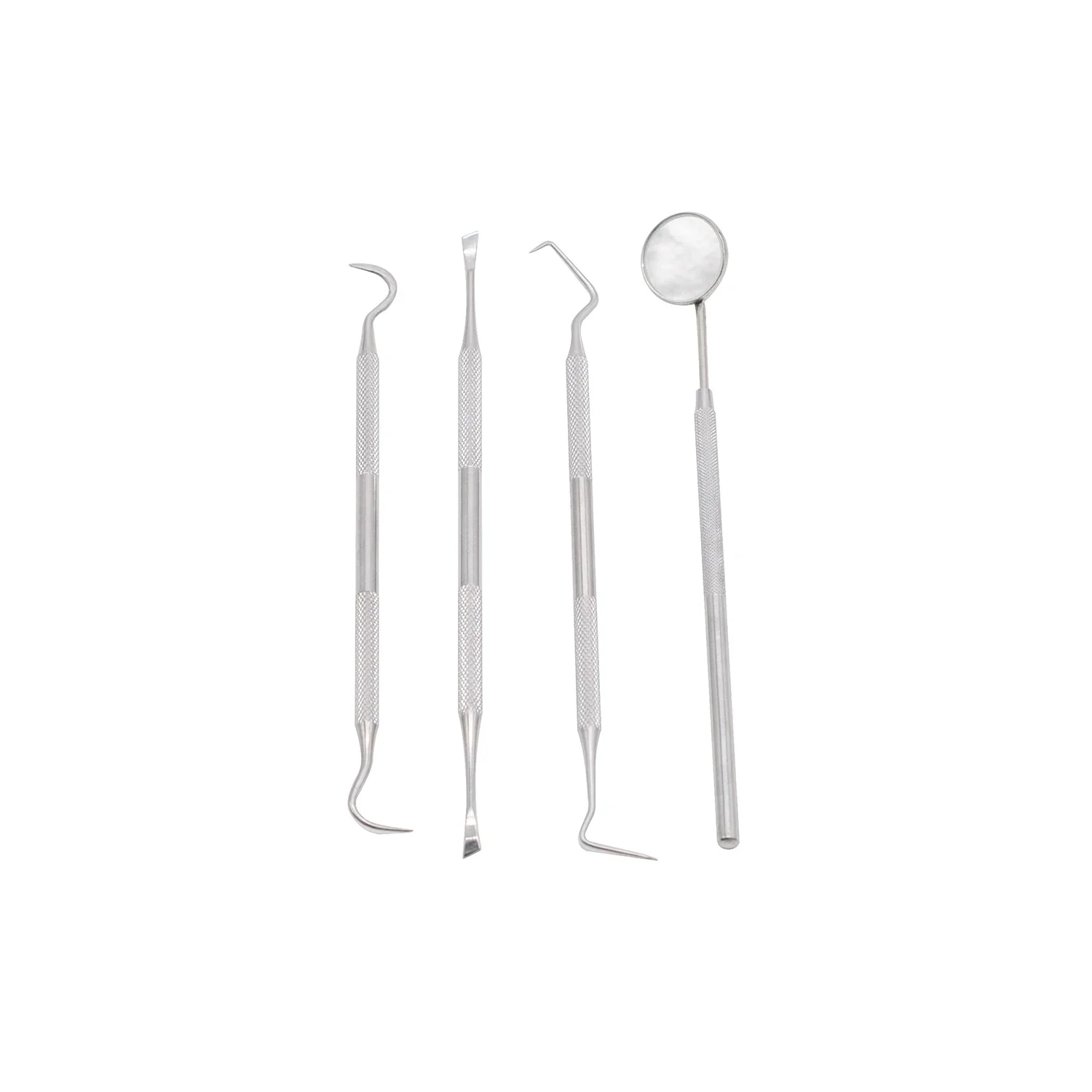 4pcs/set Dental Mirror Stainless Steel Dental Instrument Dentist Tool ...