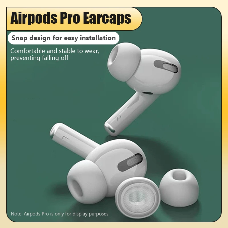 4-Pairs-Ear-Tips-for-Airpods-Pro-Noise-Reduction-Silicone-Earbuds-Ear ...