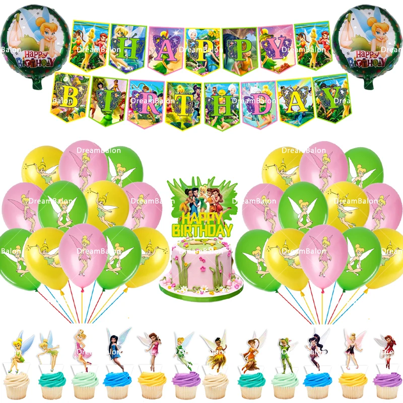 1set-Tinkerbelled-Fairy-Foil-Balloons-Pixie-Ballon-Birthday-Party ...
