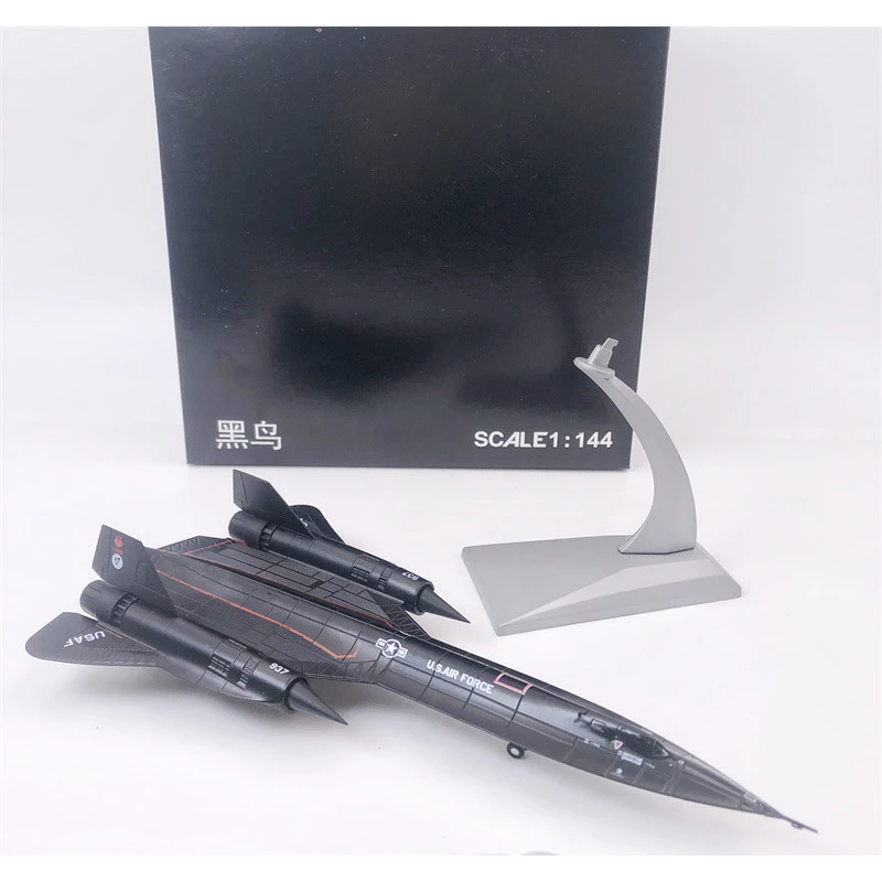 1:144 Blackbird SR-71A Reconnaissance Aircraft Model Alloy Simulation ...