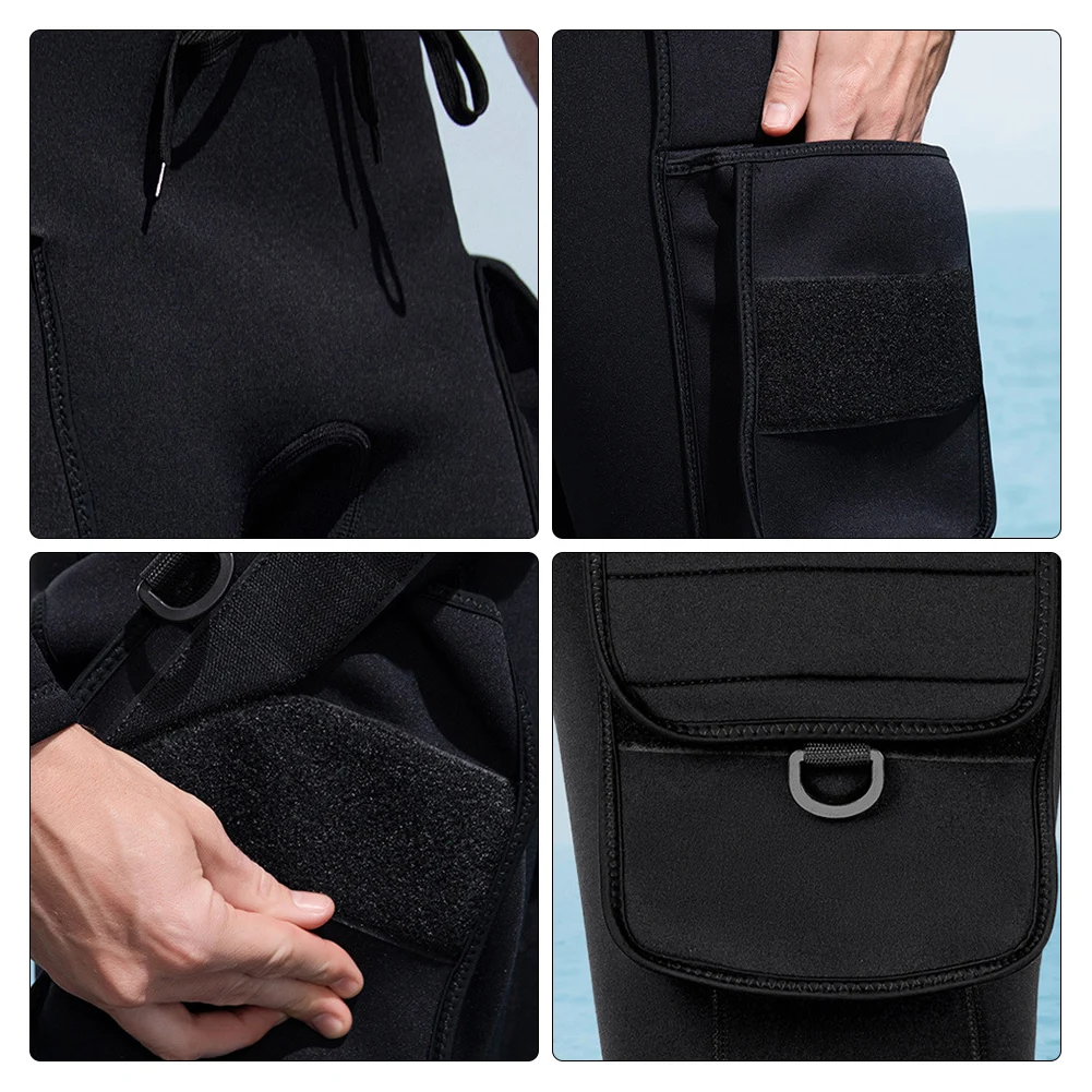 Diving Shorts 3mm with 2 Large Capacity Pocket Neoprene Tech Shorts ...