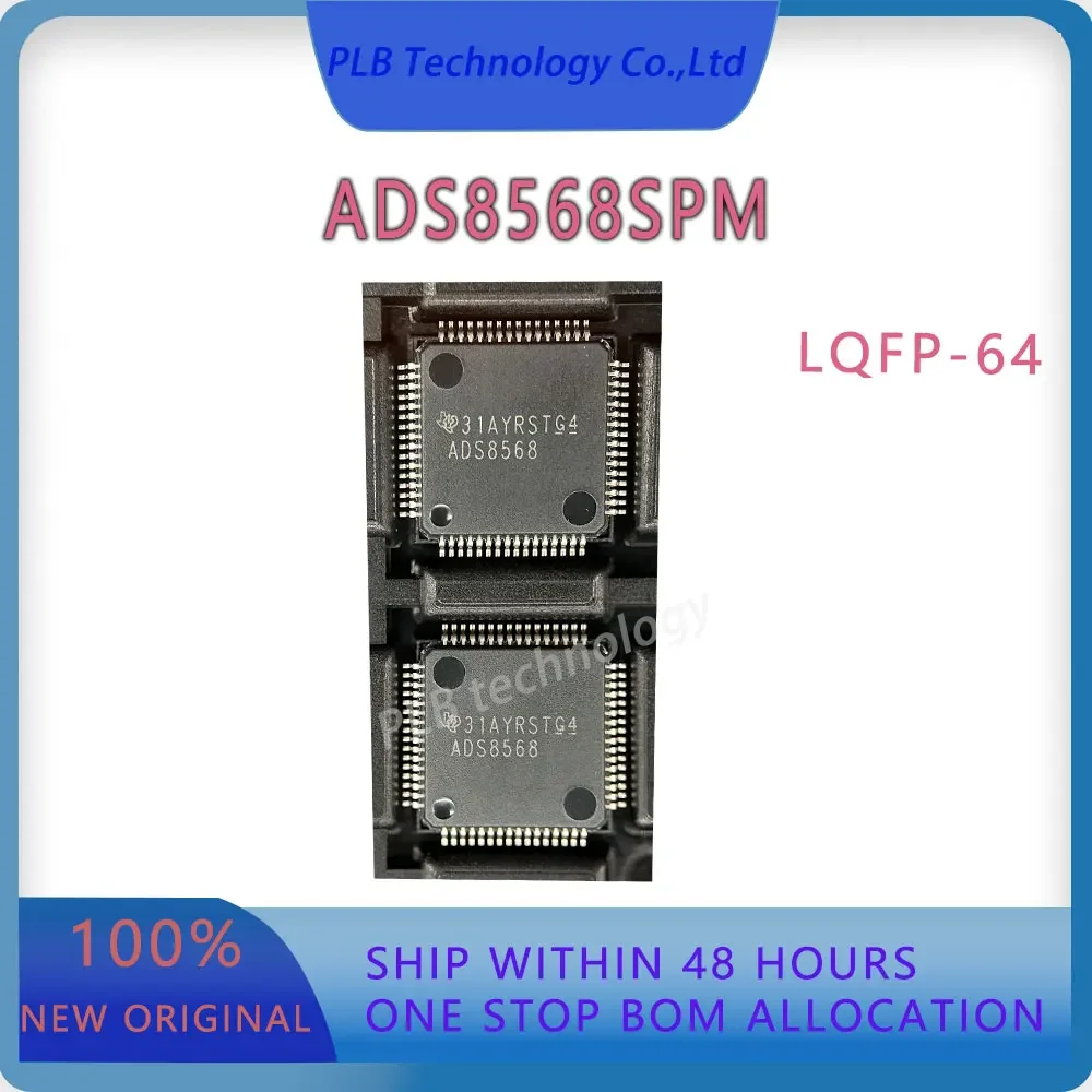 ADS8568-New-Original-ADS8568SPM-Integrated-Circuit-Precision-ADCs-16-bit-8-Channel-Simultaneous ...