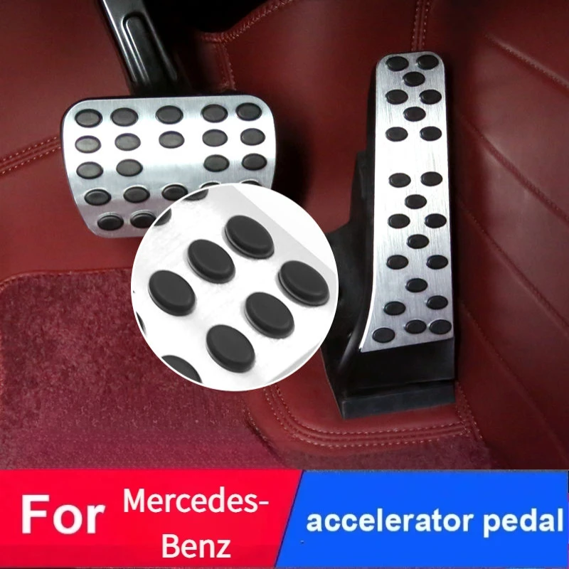 2pcs Pedal Pad Cover for Mercedes-Benz C CLS E GLK SLK W205 W212 W222 ...