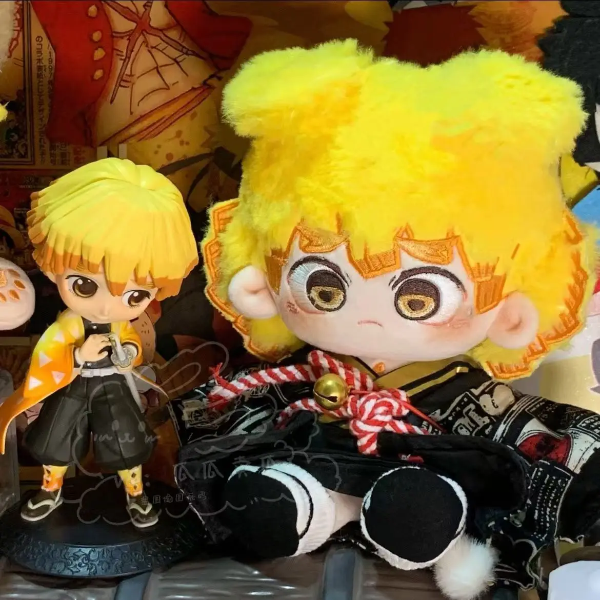 Anime-Demon-Slayer-Agatsuma-Zen-itsu-20cm-Cosplay-Handsome-Doll-Cotton ...