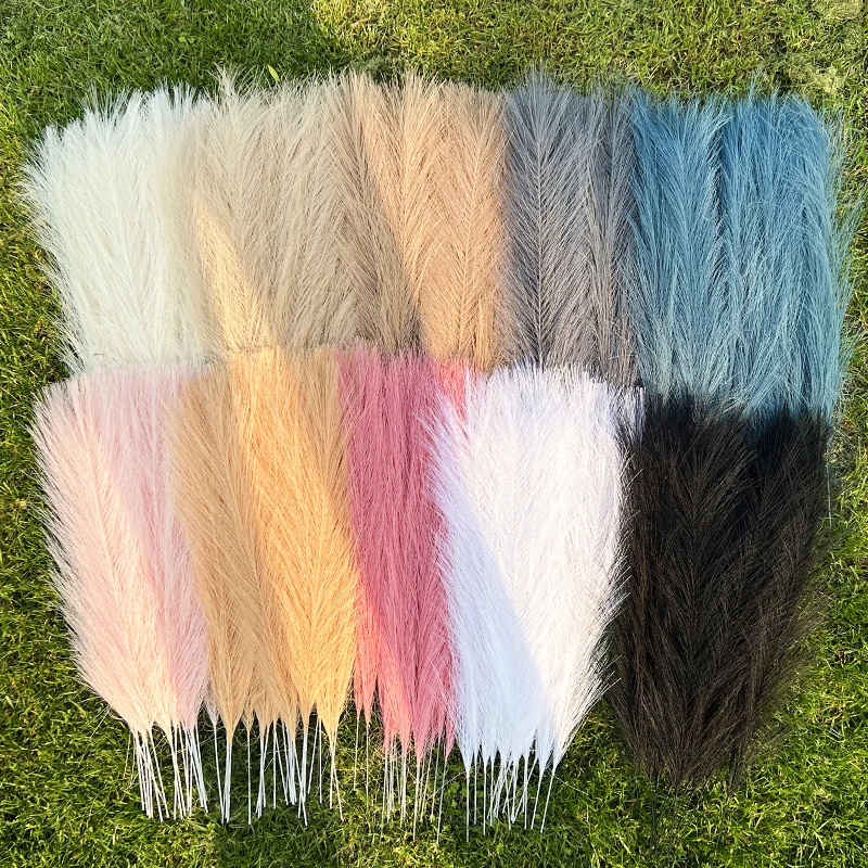 15pcs-Artificial-Reed-Bouquet-Pampas-Grass-Fake-Plant-Home-Living ...