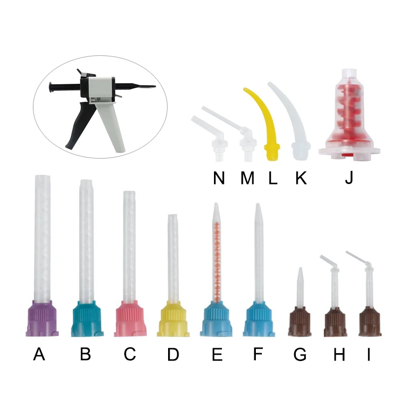 Disposable-Dental-Impression-Mixing-Tips-Universal-Dispenser-Gun-Mixing ...