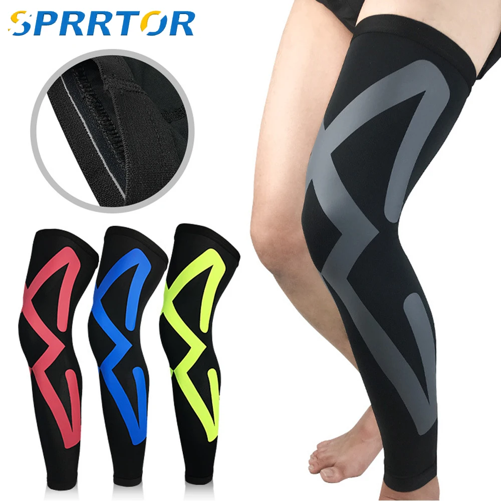 1Pcs-Compression-Leg-Sleeve-Full-Length-Leg-Sleeves-Sports-Cycling-Leg ...