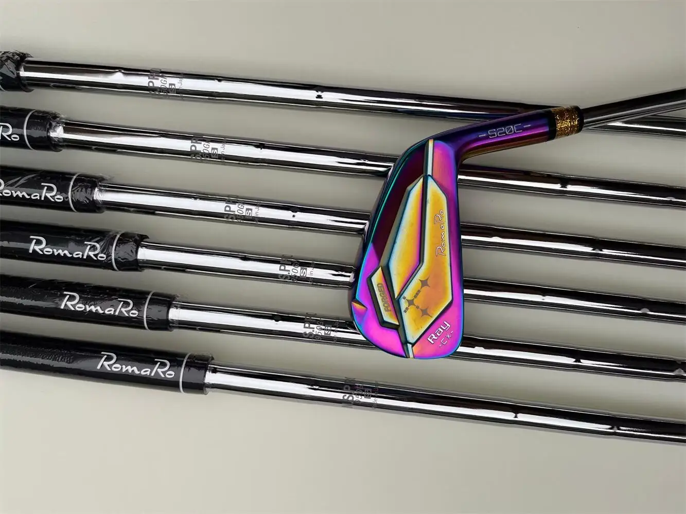 RomaRo Ray 골프 클럽 S20C CX 단조 아이언 세트, 레인보우 RomaRo 골프 단조 아이언 4 9Pw 그라파이트 ...