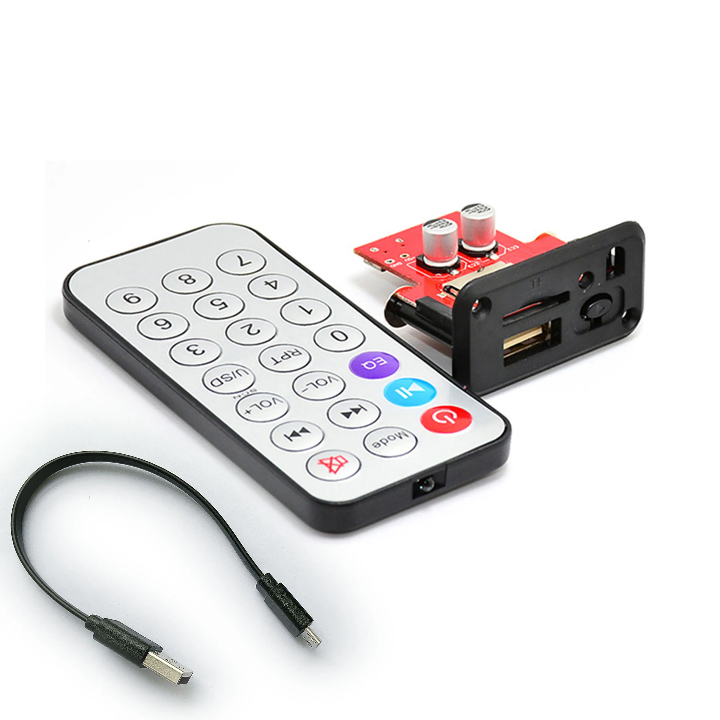 Mini Wireless MP3 Decoder Board Audio Module 5V MP3 Music Player WMA ...