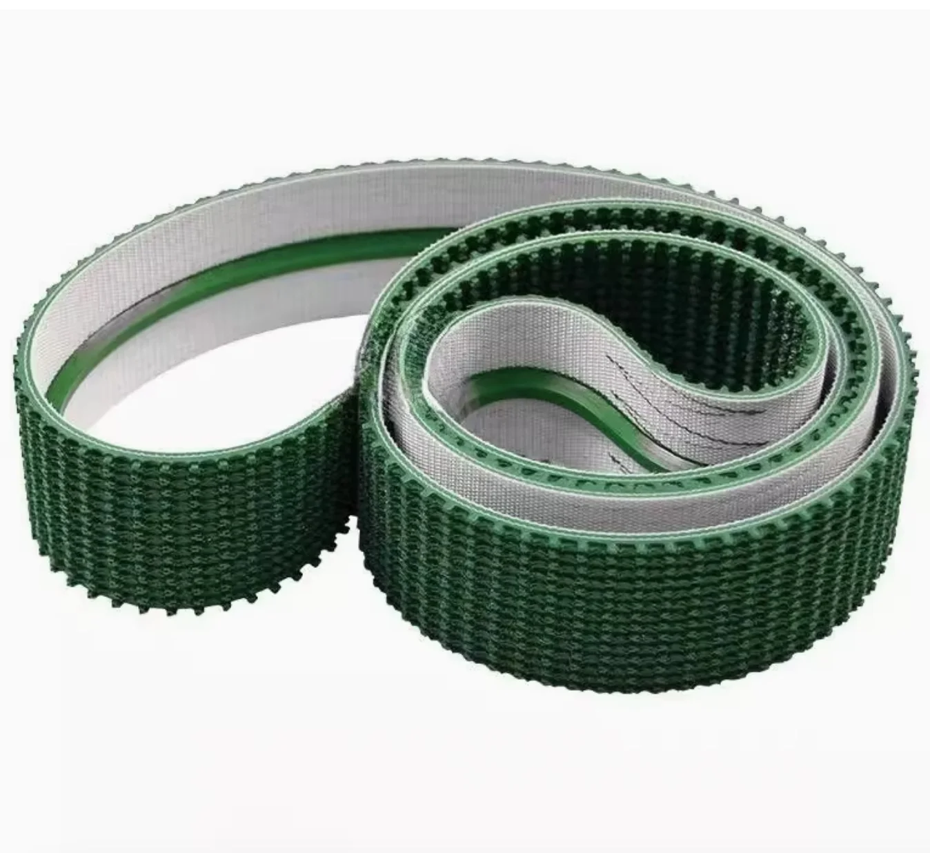 Customized- Green PVC Rough-Top Conveyor Belt Anti Slip Wear Resistant ...