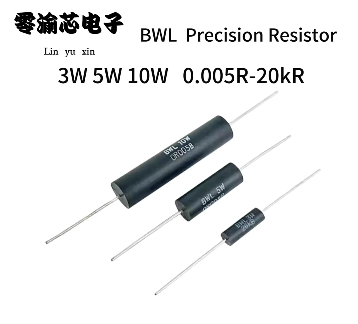 3W 5W 10W BWL High Precision Resistor R005 -- 20K Ohms 0.1% Low TCR Non ...