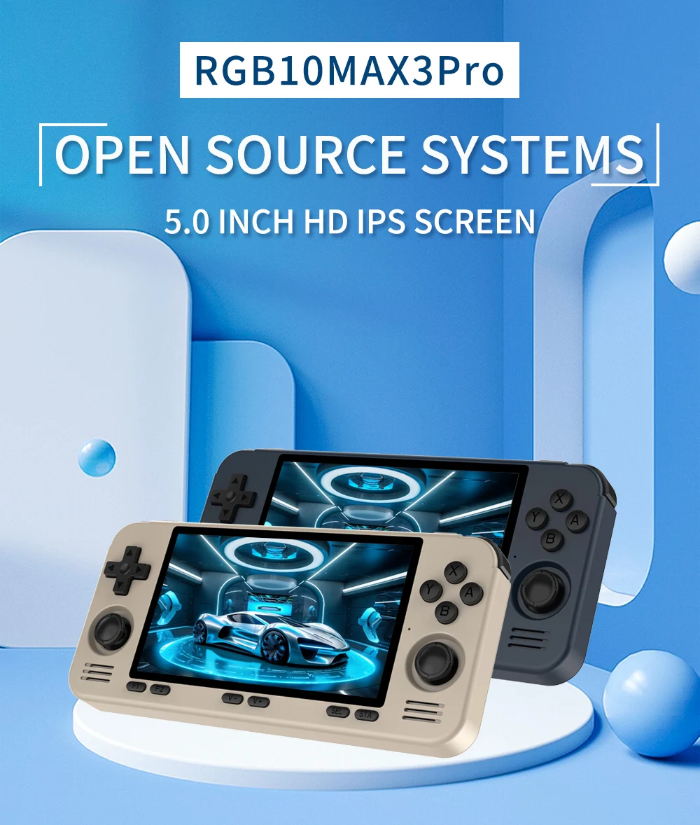 64G - Beige - Console de jeu vidéo rétro, prise en charge de l ...