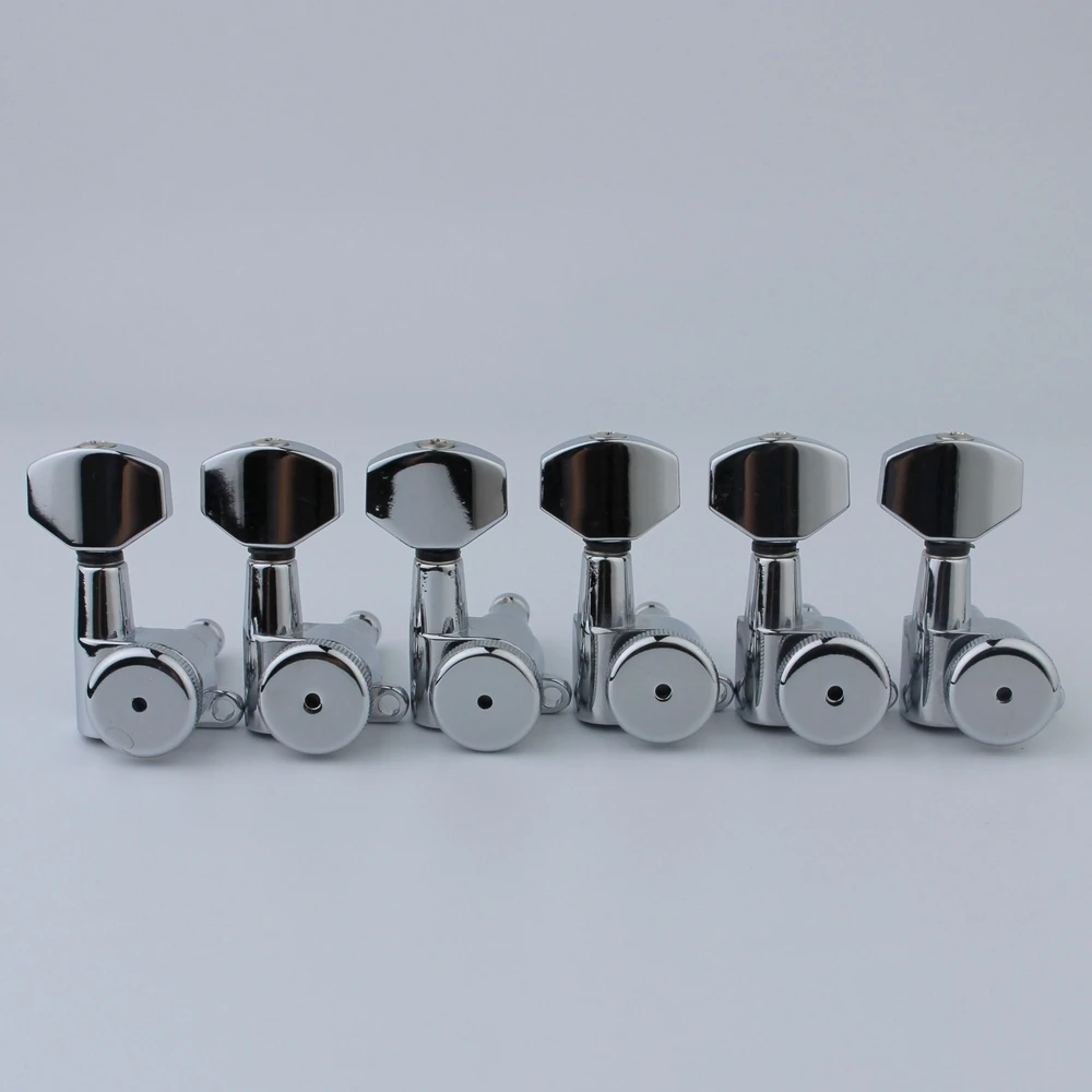 Guyker 1:18 Lock String Tuning Key Pegs Machine Head with Hexagonal ...