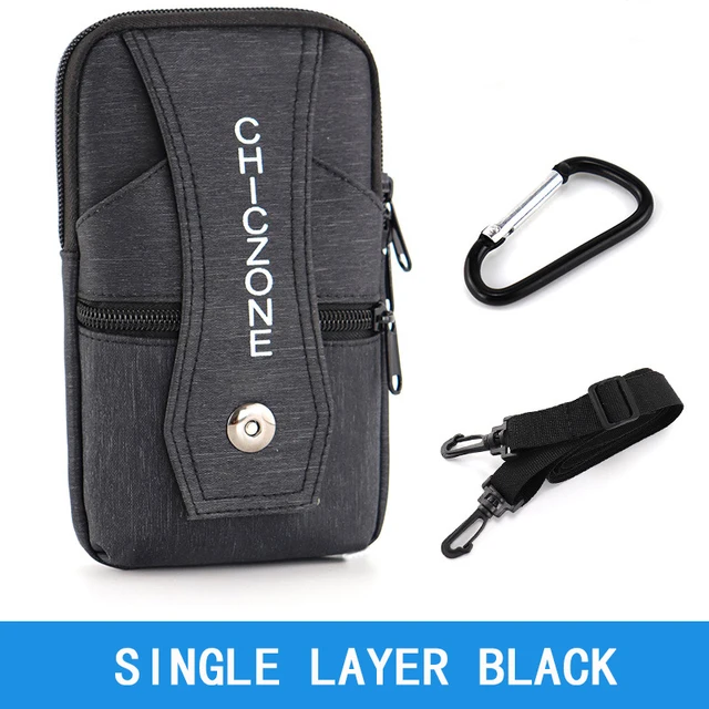 Waterproof Women Waist Bag Purse Single/double Layer Outdoor Tactical ...