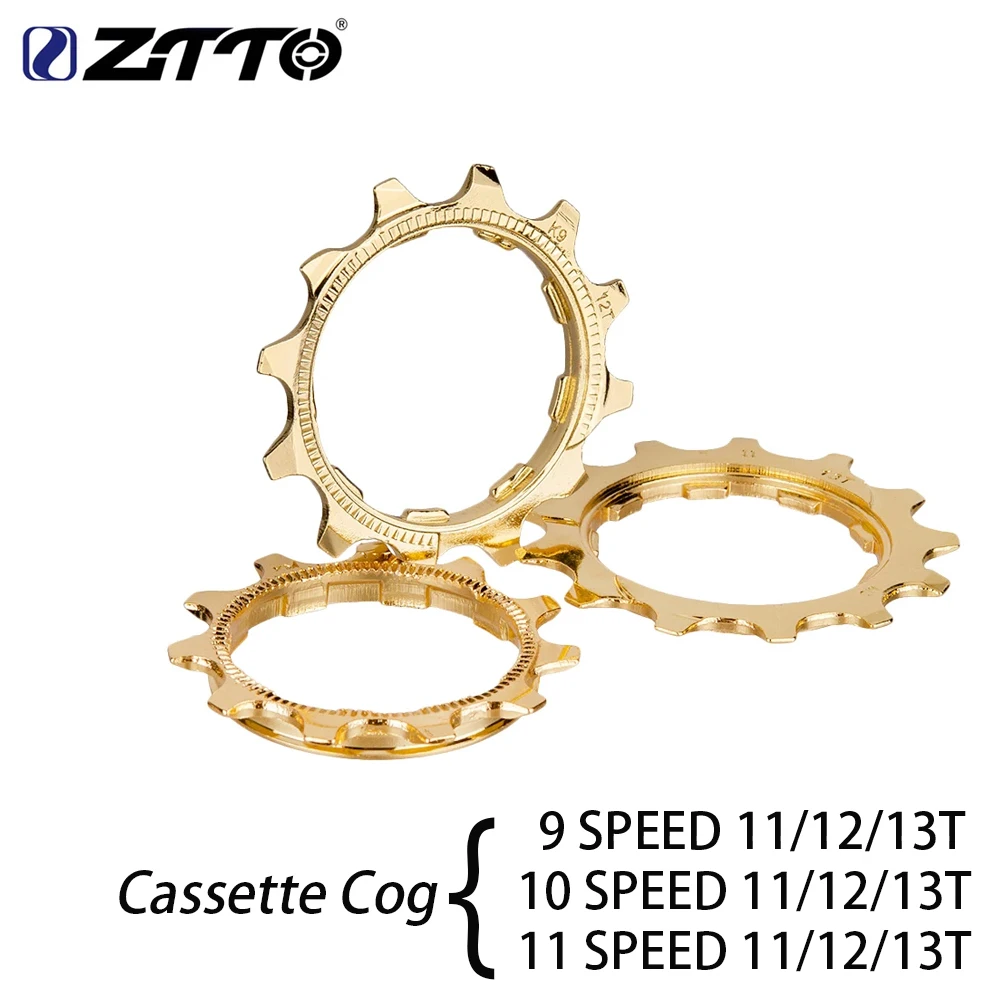 ZTTO-MTB-Bicycle-Cassette-Cog-9-10-11-Speed-Golden-11T-12T-13T-Road ...
