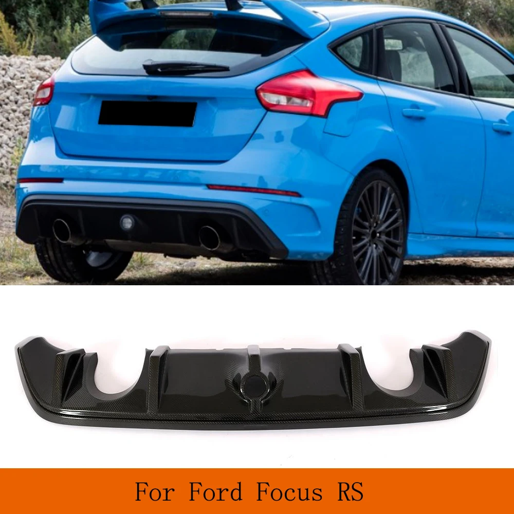 For-Focus-RS-Carbon-Fiber-Car-Rear-Bumper-Lip-Diffuser-For-Ford-Focus ...