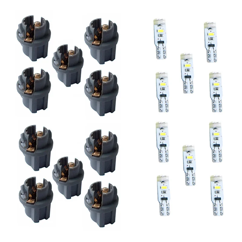 L-mpadas-LED-e-Bases-Soquete-para-Painel-do-carro-Luz-Indicadora-L ...