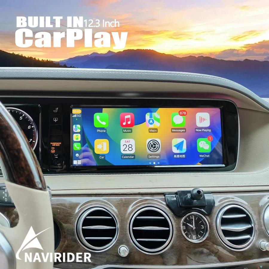 12-3-Android-Car-Radio-Screen-Wireless-CarPlay-for-Mercedes-Benz-S ...
